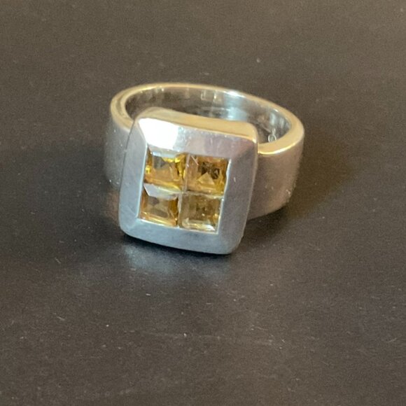 Jewelry | Sterling Silver Citrine Ring | Poshmark